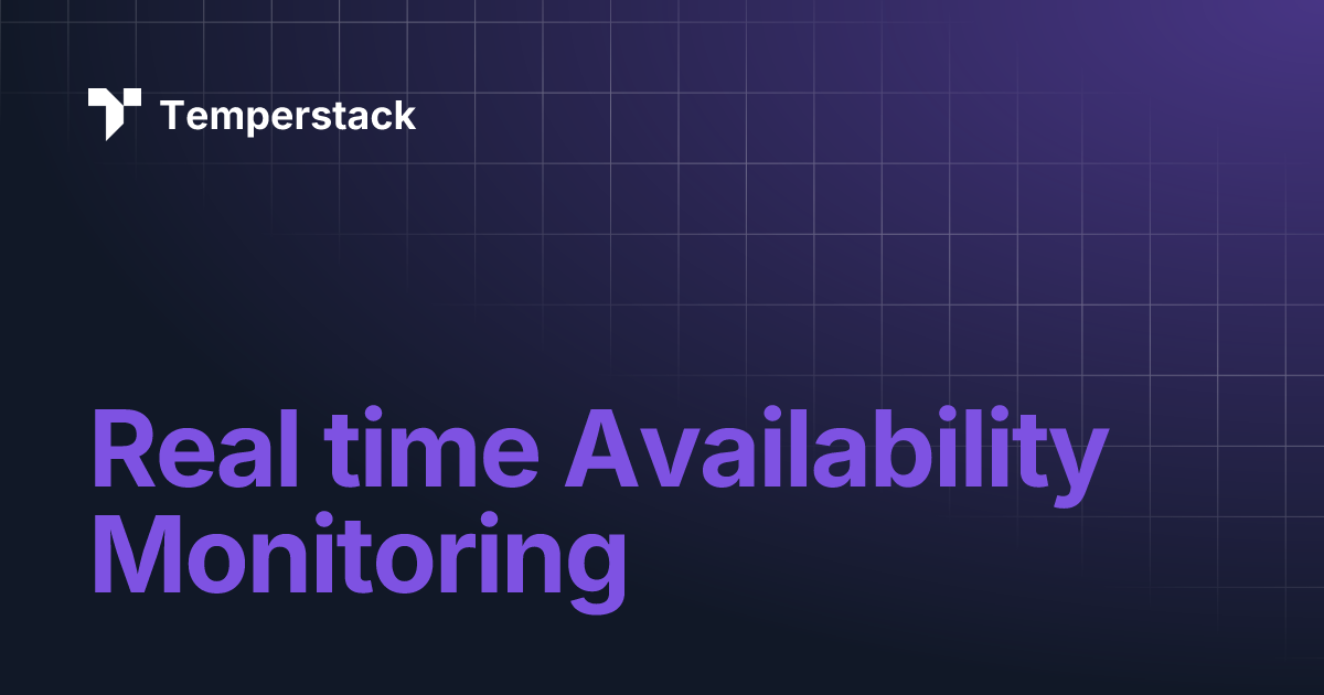 Real time Availability Monitoring | Temperstack